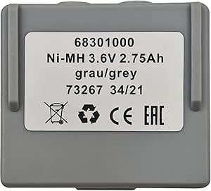 Amazon.com: Giobbiy 68301000 68300900 3.6V 2750mAh Ni-Mh Battery for HETRONIC Remote Control ...