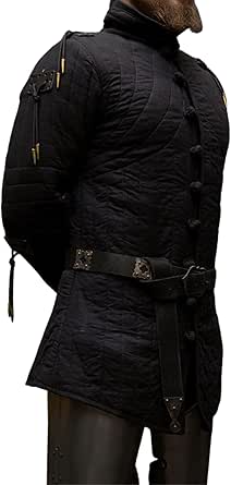 ARM CASTLE Knight Gambeson Armor for Medieval Event Full Sleeve, Cotton ...