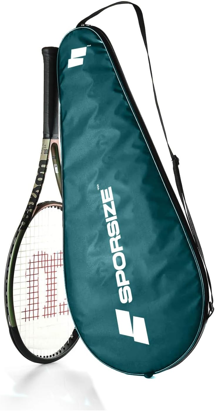 Tennis Racket Cover Tenis Raketi Kılıfı Çantası (Koyu Yeşil) : Amazon ...