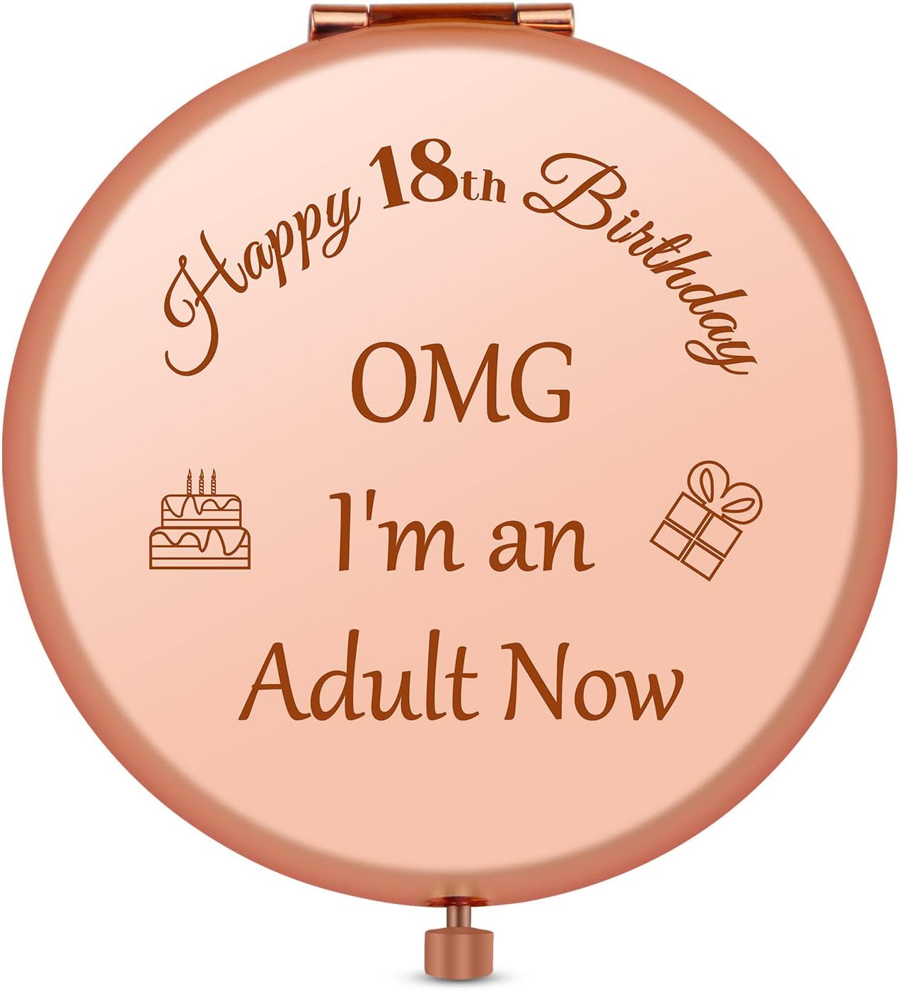 18th Birthday Gifts For Girls Daughter Rose Gold Compact Mirror 18 Year 18th-birthday-gifts-for-girls-daughter-rose-gold-compact-mirror-18-year