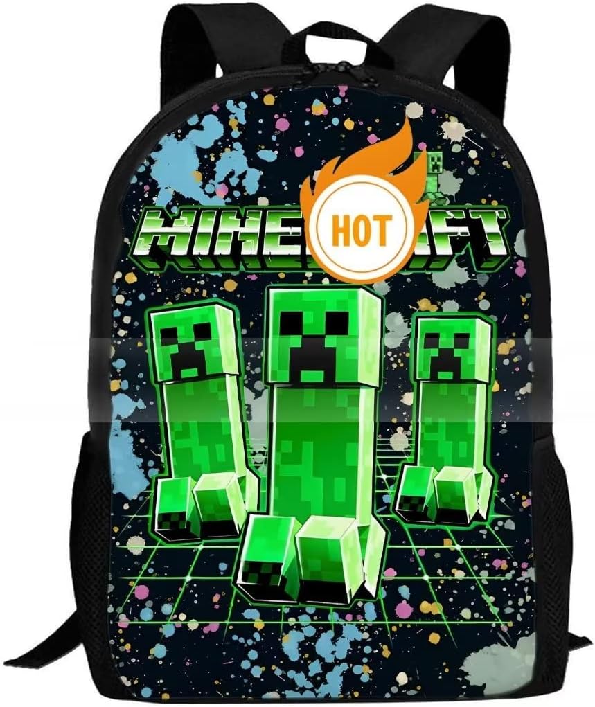 Amazon.com: Megar Sandbox Games Backpack 3D Pattern Printed Backpack ...