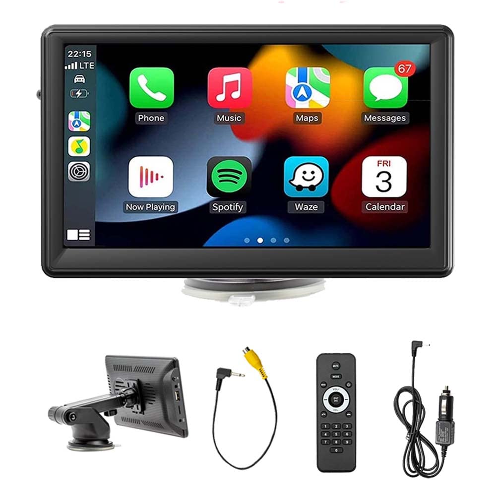 Amazon.com: Portable Car Radio MP5 Player Compatible with Android Auto ...