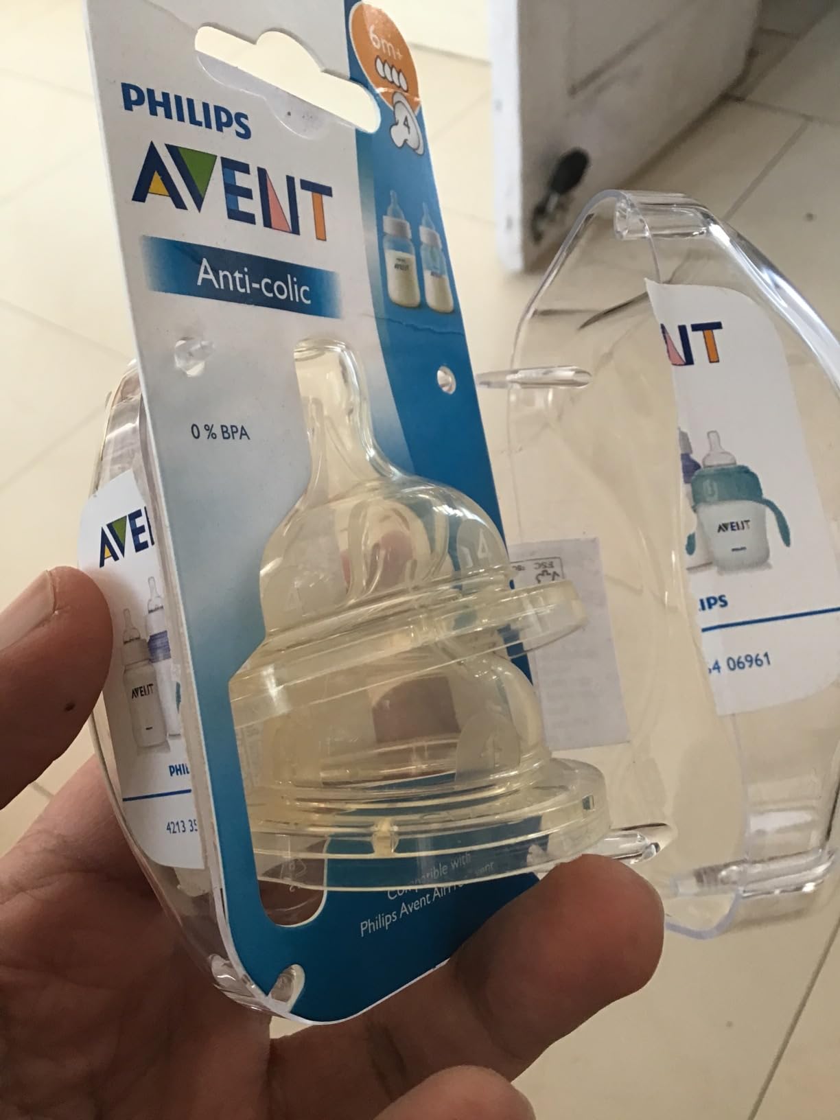 Buy Philips Avent Classic Teat Fast Flow Nipple - 4 holes/6months ...