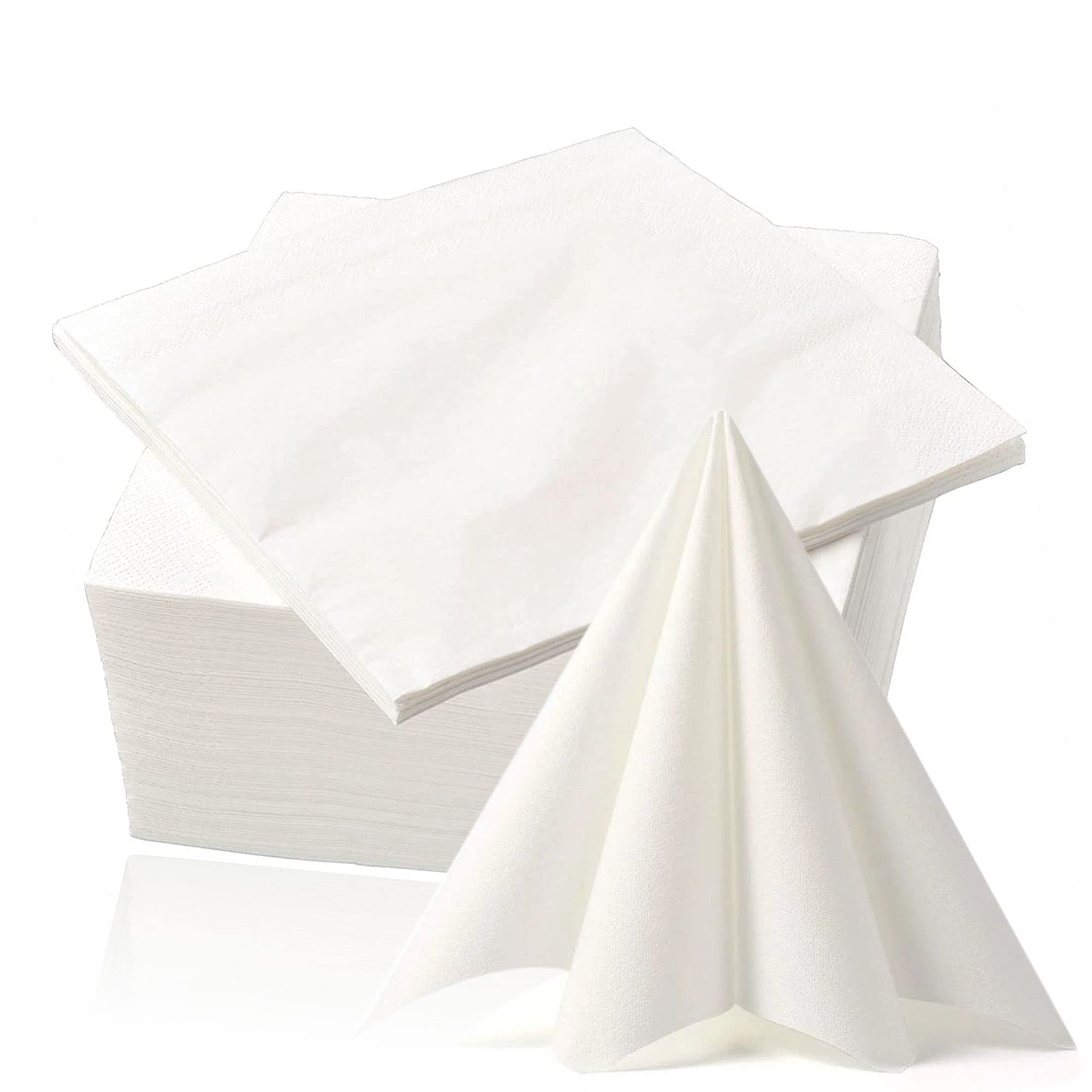 White Paper Napkins Disposable Napkin Hand Towel Soft Absorbent Tissues ...
