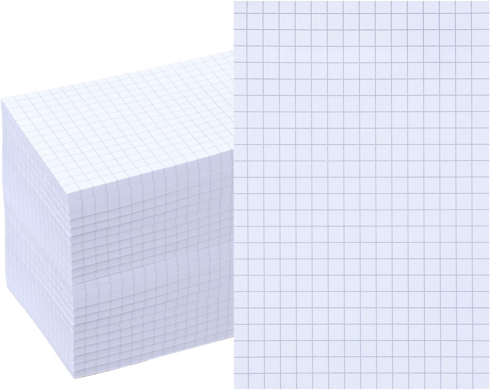 Amazon.com : 24 Pads Graph Paper Sticky Note Pads 600 Sheets 3 x 3 Inch ...