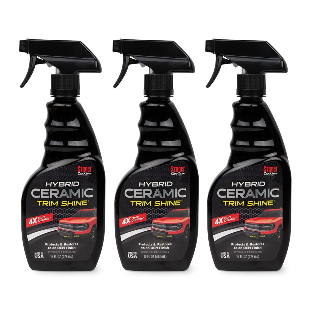 Amazon.com: Stoner Car Care 92333-3PK Hybrid Ceramic Trim Shine ...