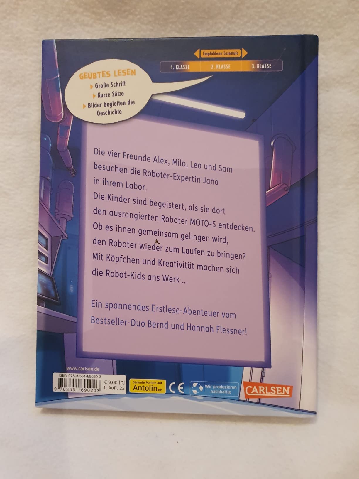 Die Robot-Kids: Rettung von Moto-5: Einfach Lesen Lernen | Spannung, Abenteuer, Technik ...