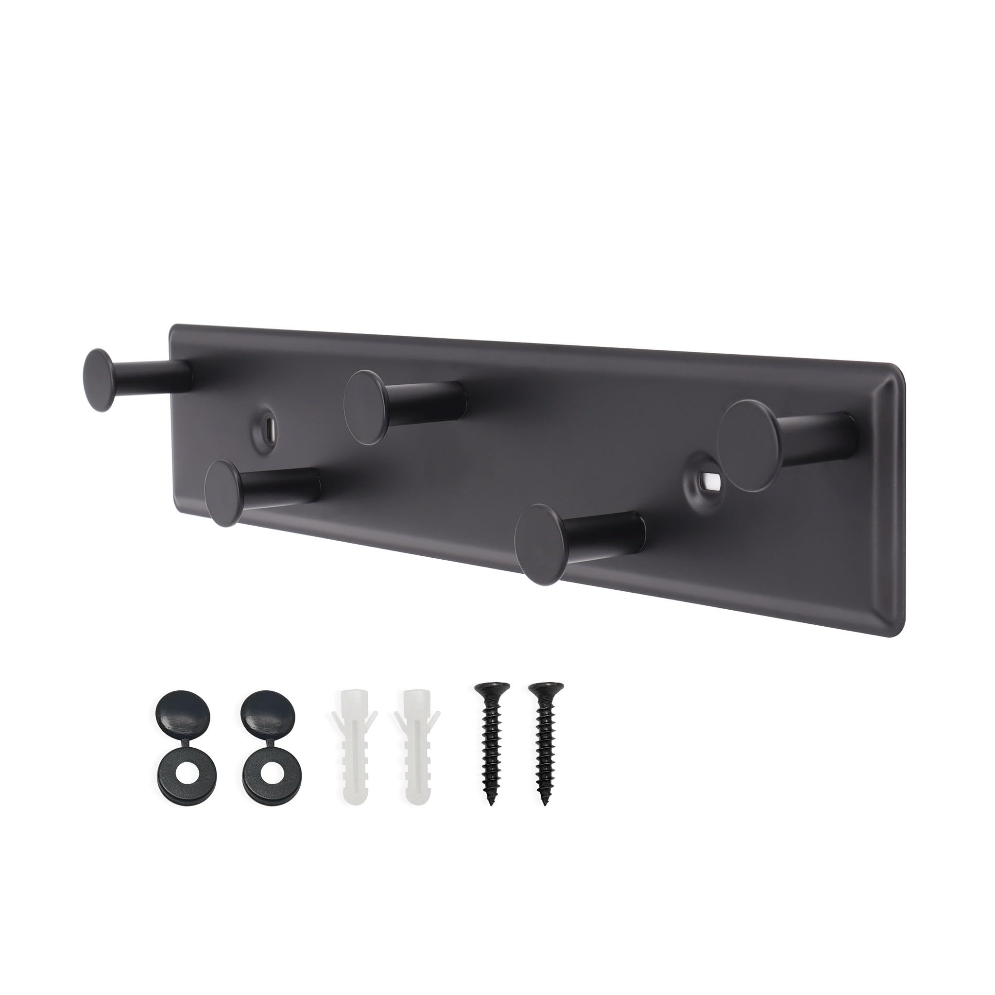 Snapklik.com : AJLTPA Coat Rack Wall Mount, Black Wall Coat Rack Screw ...