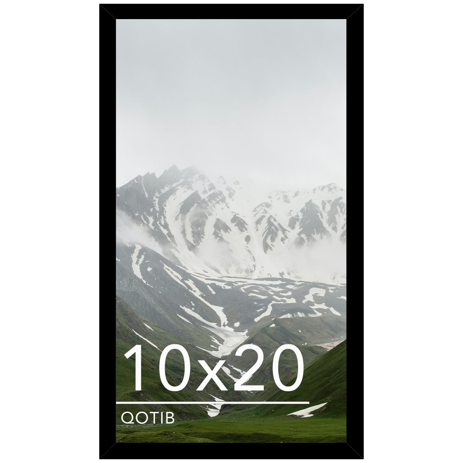 Amazon.com - QOTIB 10x20 Picture Frame Black for Wall Mounting ...