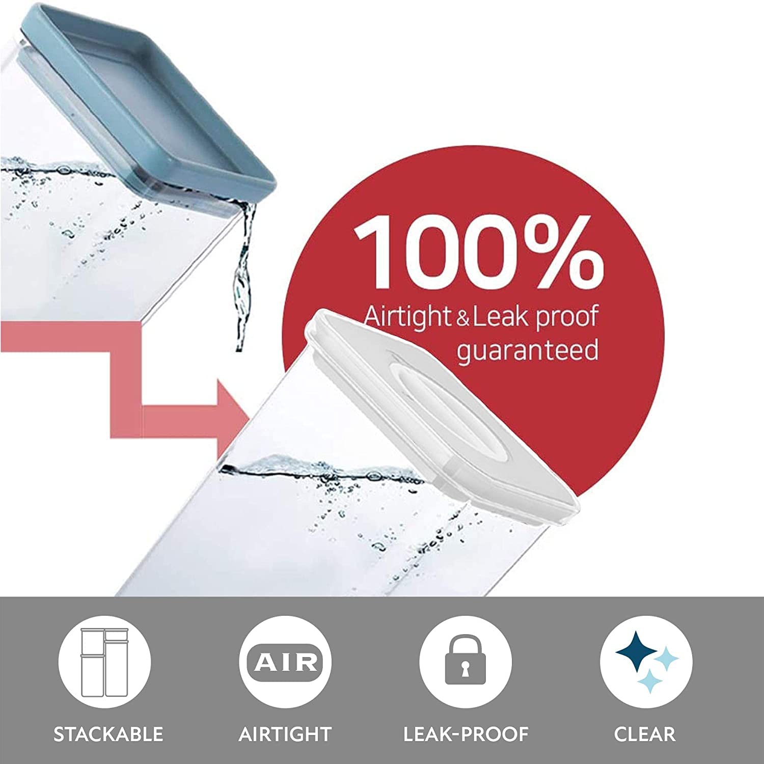 Snapklik.com : Neoflam Airtight Smart Seal Food Storage Container