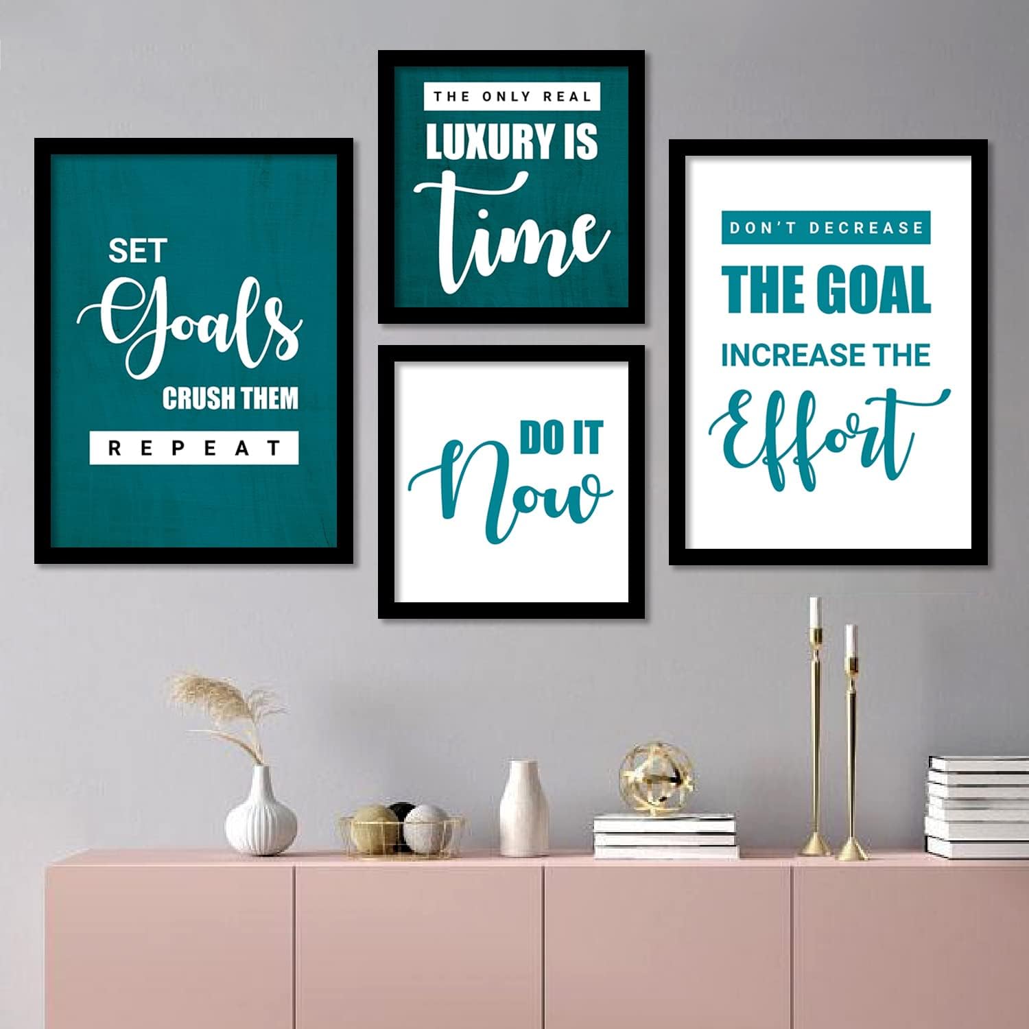 walllane - Inspirational Wall Poster With Frames- Motivational Quotes ...