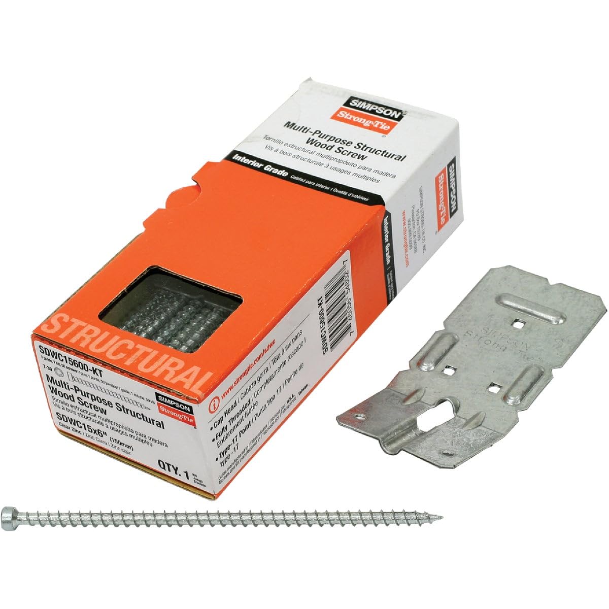 Amazon.com: Simpson Strong Tie SDWC15600KT 6" Truss Screw Kit - 50 per ...