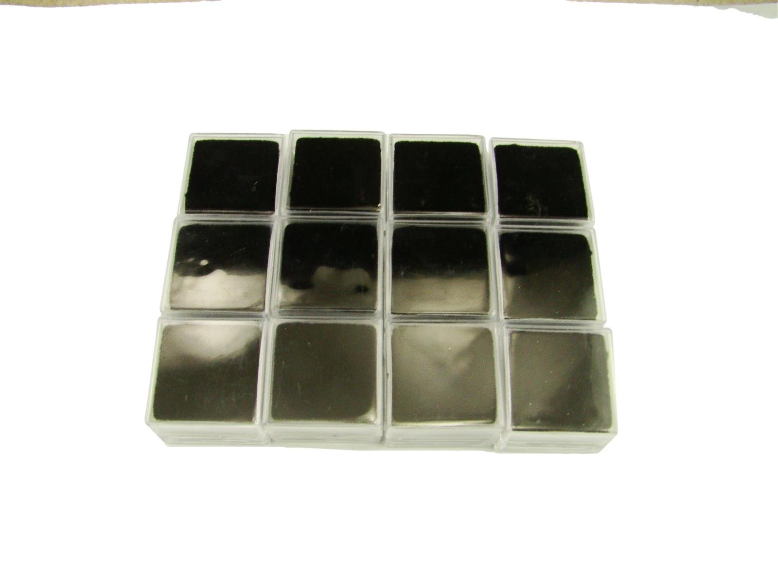 Amazon.com: Lot of 12 Square Gold Nugget Display Cases w/Black Foam ...