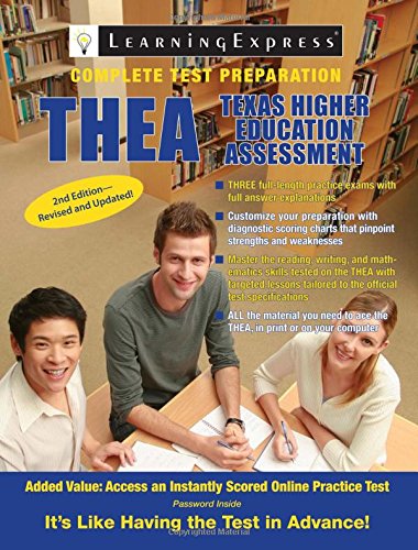 Buy THEA: Texas Higher Education Assessment Book Online at Low Prices ...