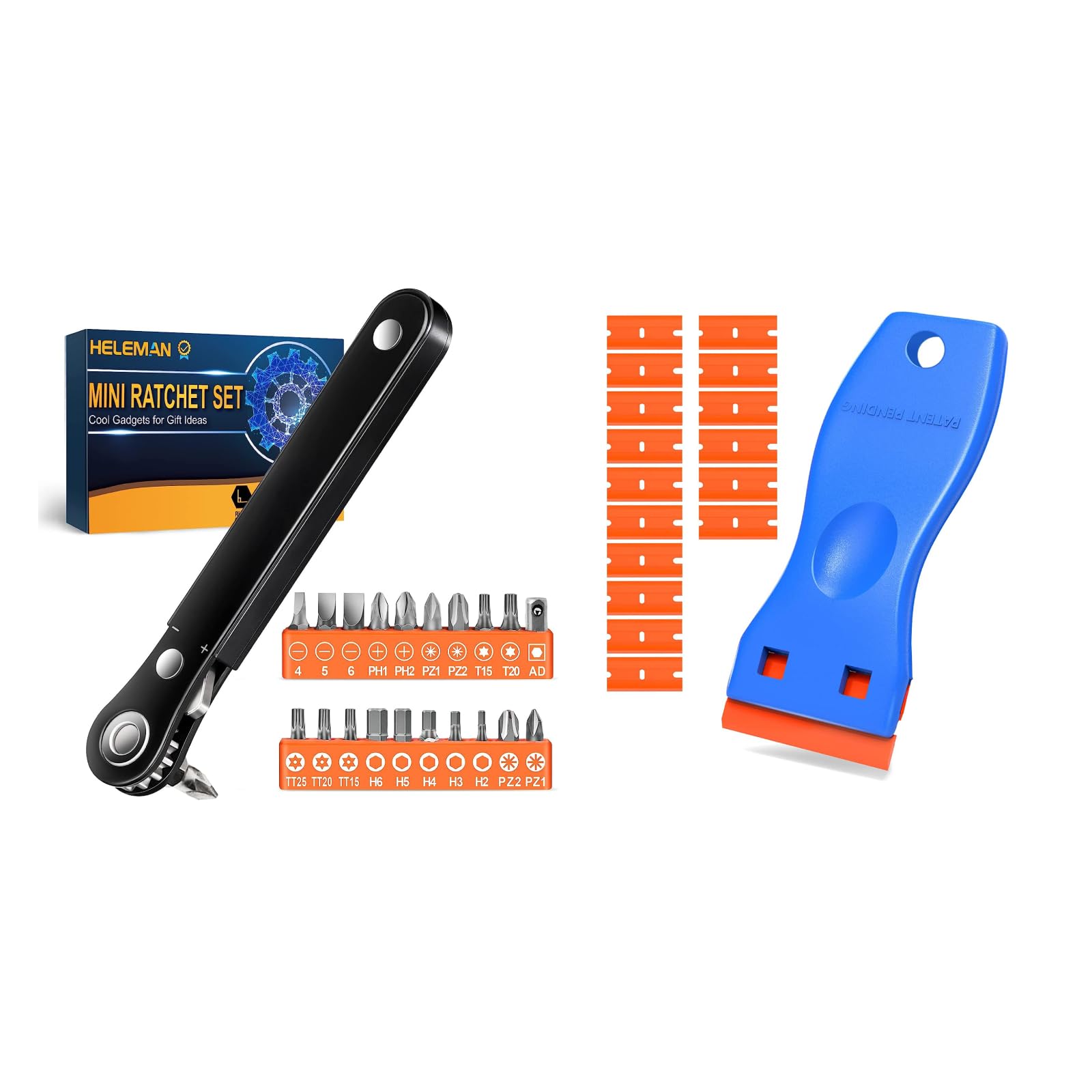 Right Angle Screwdriver+Plastic Razor Blades Scraper Tool - Amazon.com