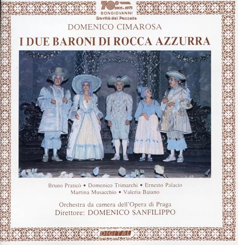 Amazon.com: Cimarosa: I due baroni di Rocca Azzura (Live) : Bruno ...
