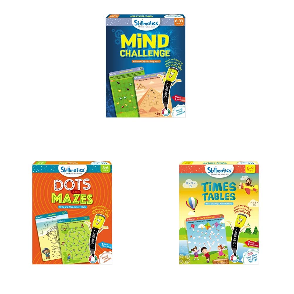 Skillmatics Educational Game Mind Challenge 6 99 Years Fun Games ...