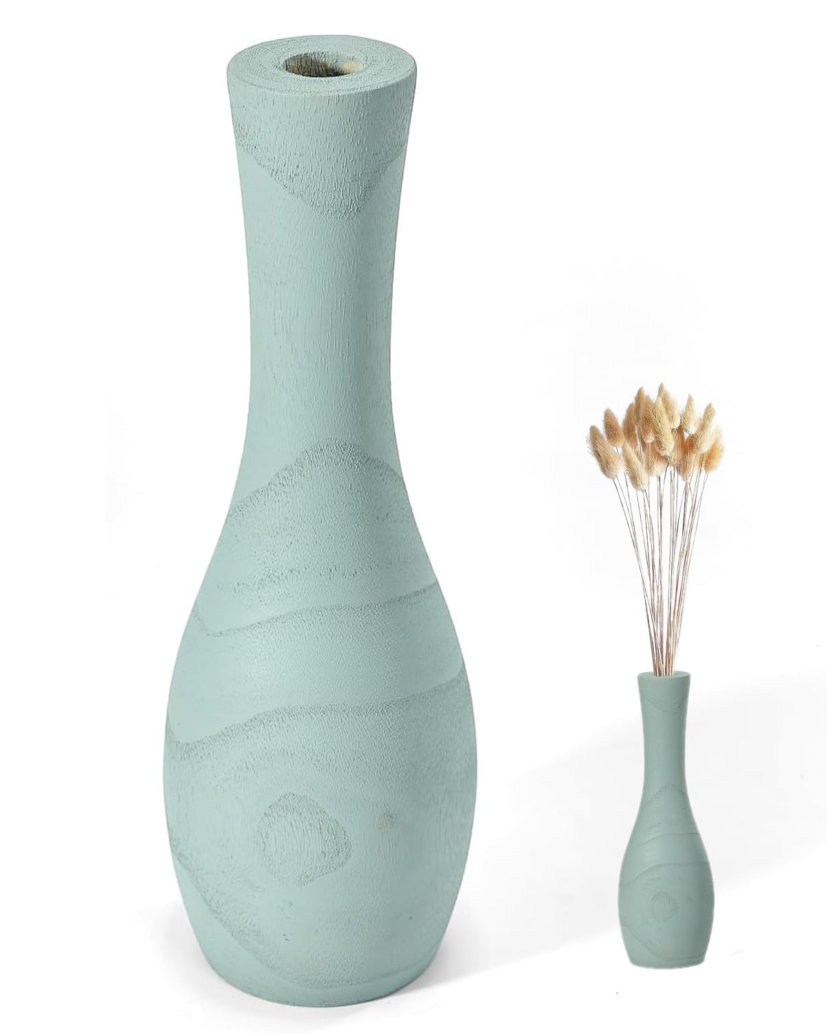 Amazon.com: Wood Decorative Plant Pots Vase - Christmas Minimalist ...