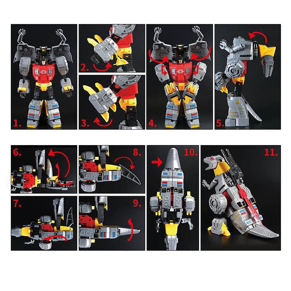 Transformadores 4 Dinobots Grimlock Brinquedo NewAge Toys H44 Ymir
