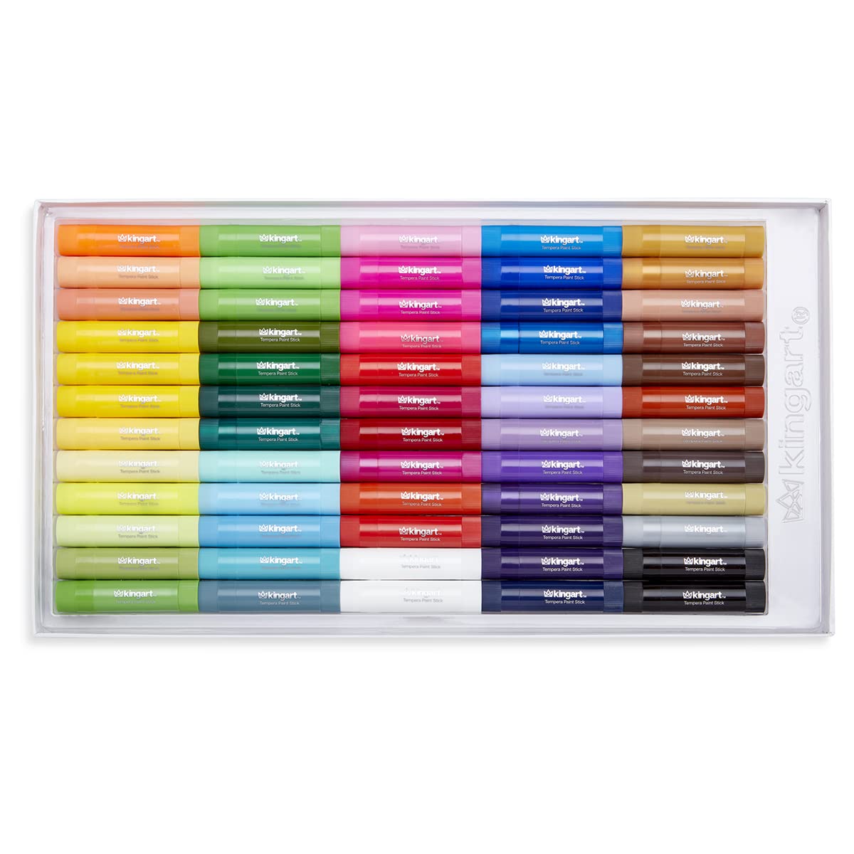 Temper Paint Sticks KINGART 575-36 TEMPERA PAINT Sticks, Set Of 36 Rich ...