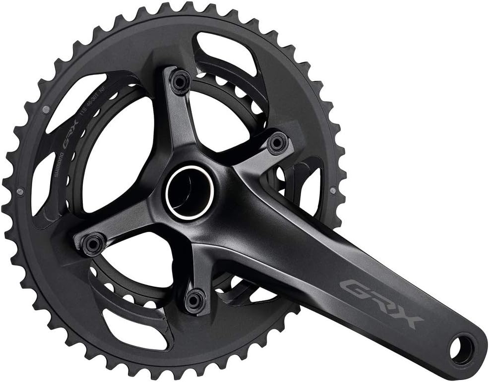 Amazon.com : Shimano GRX FC-RX600 GRX chainset 46/30, Double, 11-Speed, 2 Piece Design, 175 mm ...