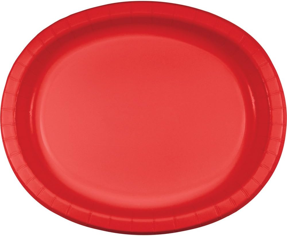 Amazon.com | Creative Converting 96 Count Touch of Color Oval Paper ...