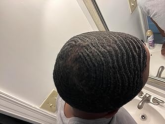 Amazon.com : Wolfin Pro- Premium Curved 360 Wave Brush, 100% Natural ...