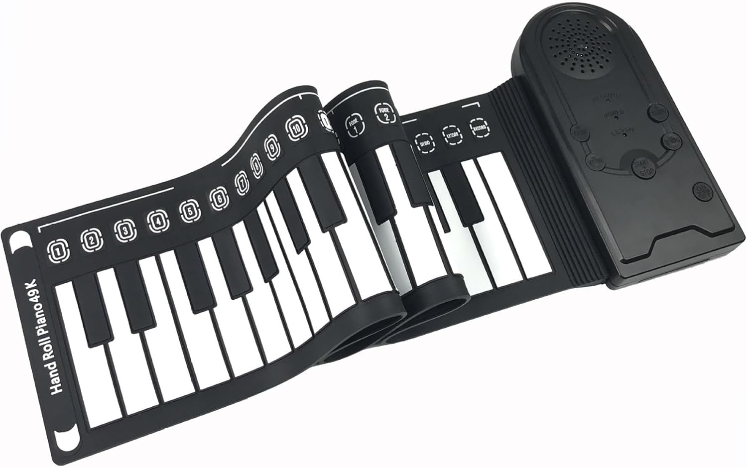 Amazon.co.jp: Electronic Keyboard, 49 Keys, Hand-Winding Piano ...