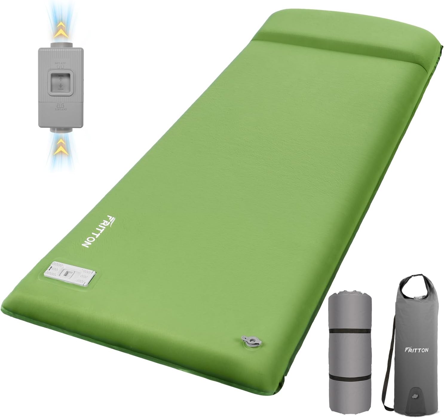 Amazon.com : Self Inflating Sleeping Pad with Electric Pump, 3.14 ...