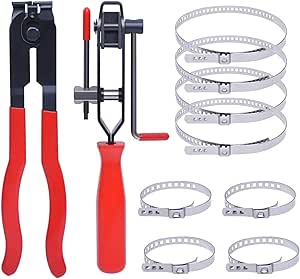 Amazon.com: Auto CV Joint Boot Band Pliers with Ear Clamps Kit, CV Boot ...
