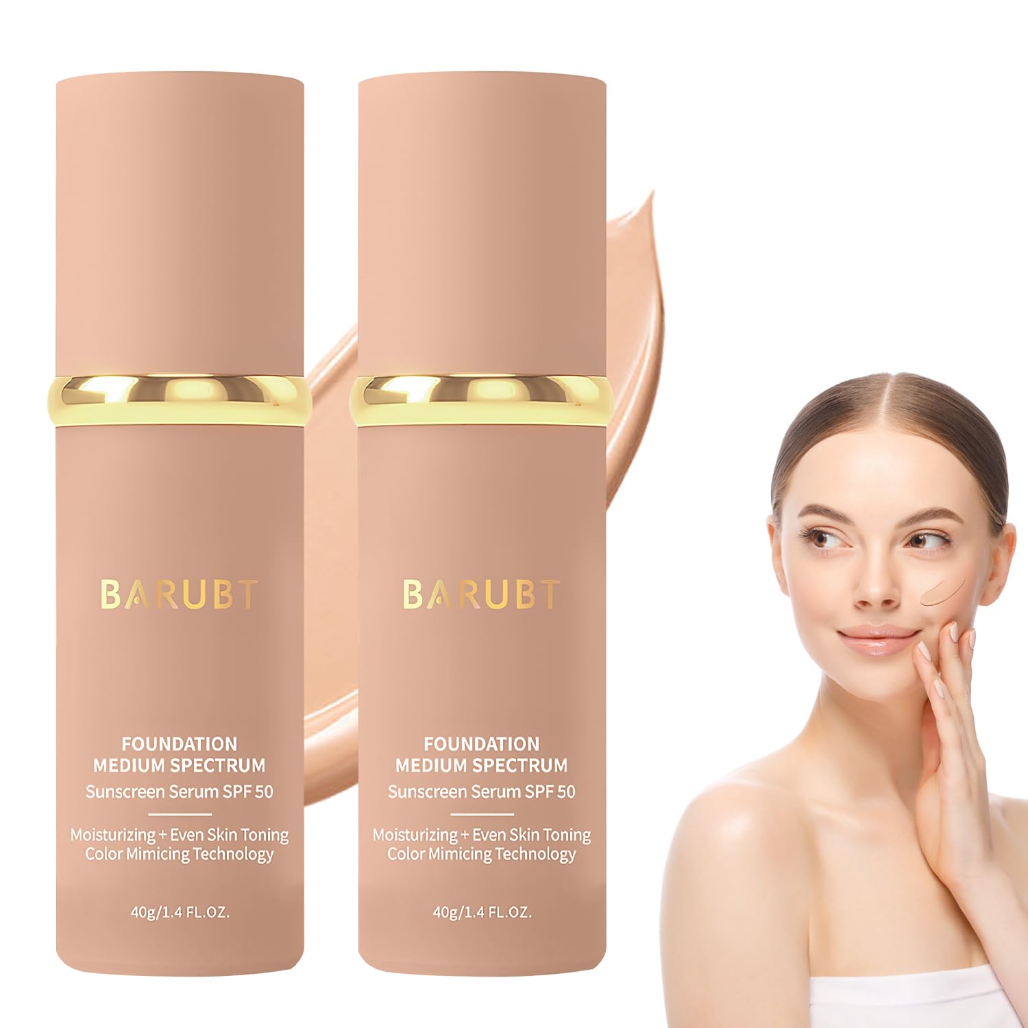 Amazon.com : Foundation 4 in 1, Medium Full Coverage Concealer, Foundation Liquid with SPF 50 ...