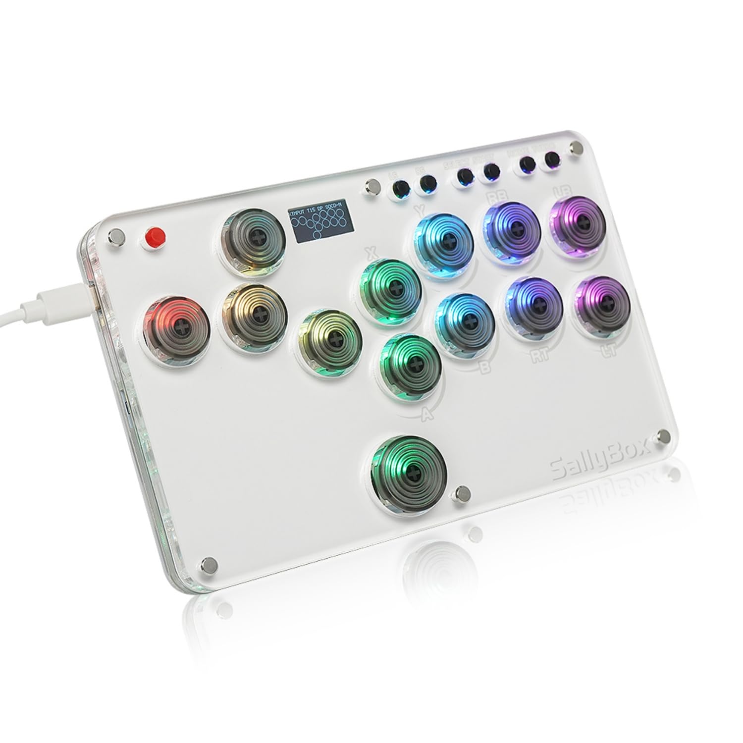 Buy BITFUNX Gaming Keypad, Arcade Stick 13Keys Sallybox Leverless ...