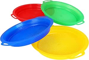 Amazon.com: Acrux7 12 Pack Sand Sifter for The Beach, 8.6 inch Plastic ...