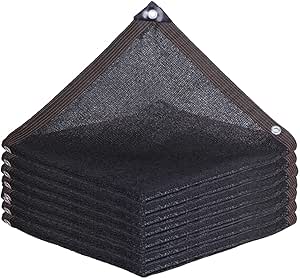Amazon.com : Sun Shade Sails Canopy Garden Sun Shade Black Rectangle ...