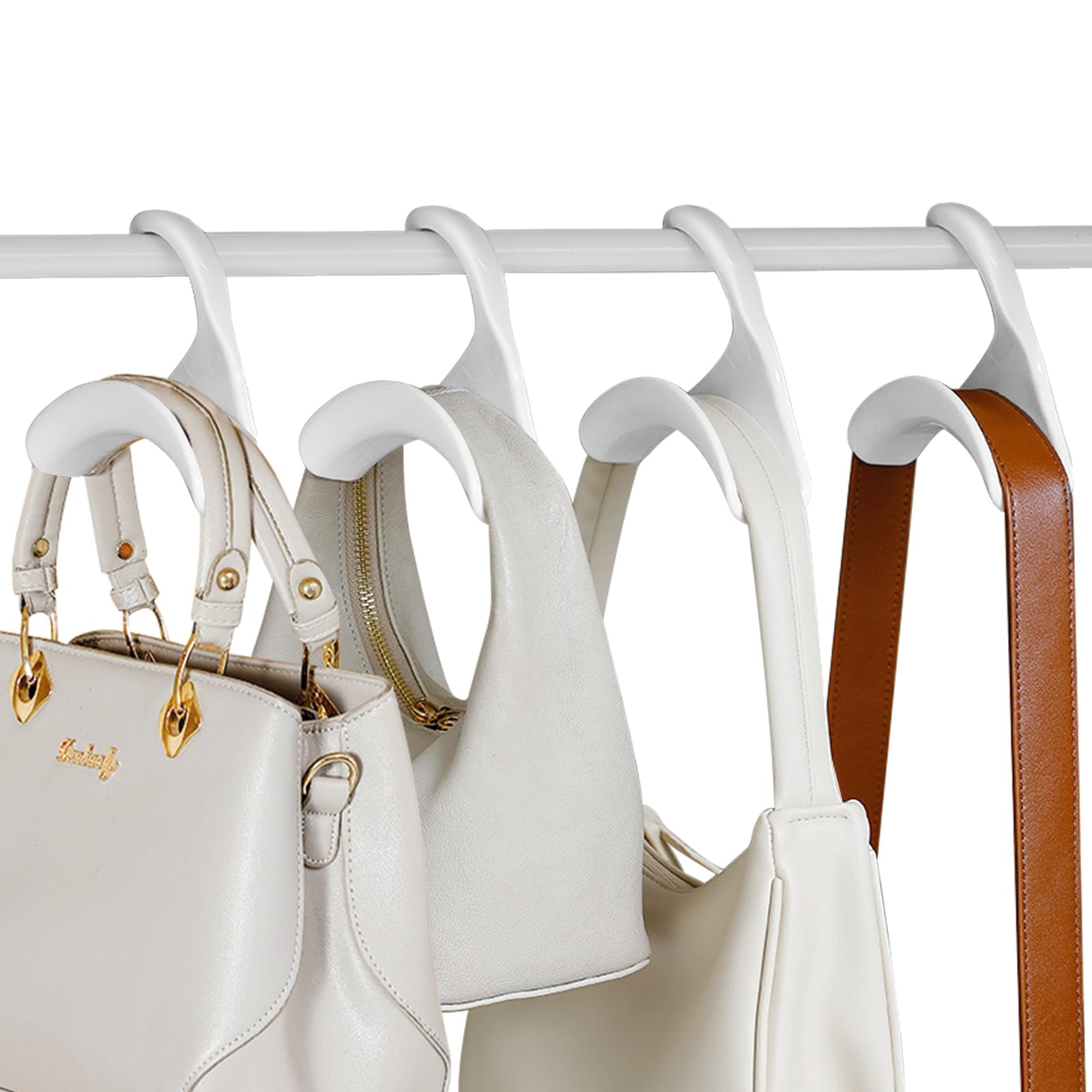 Amazon.com: Vowcarol 4 Pack Purse Hanger for Closet - Handbag Organizer ...