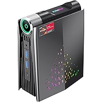 Kamrui AMR5 Mini Gaming PC Desktop w/AMD Ryzen 7, 512GB SSD