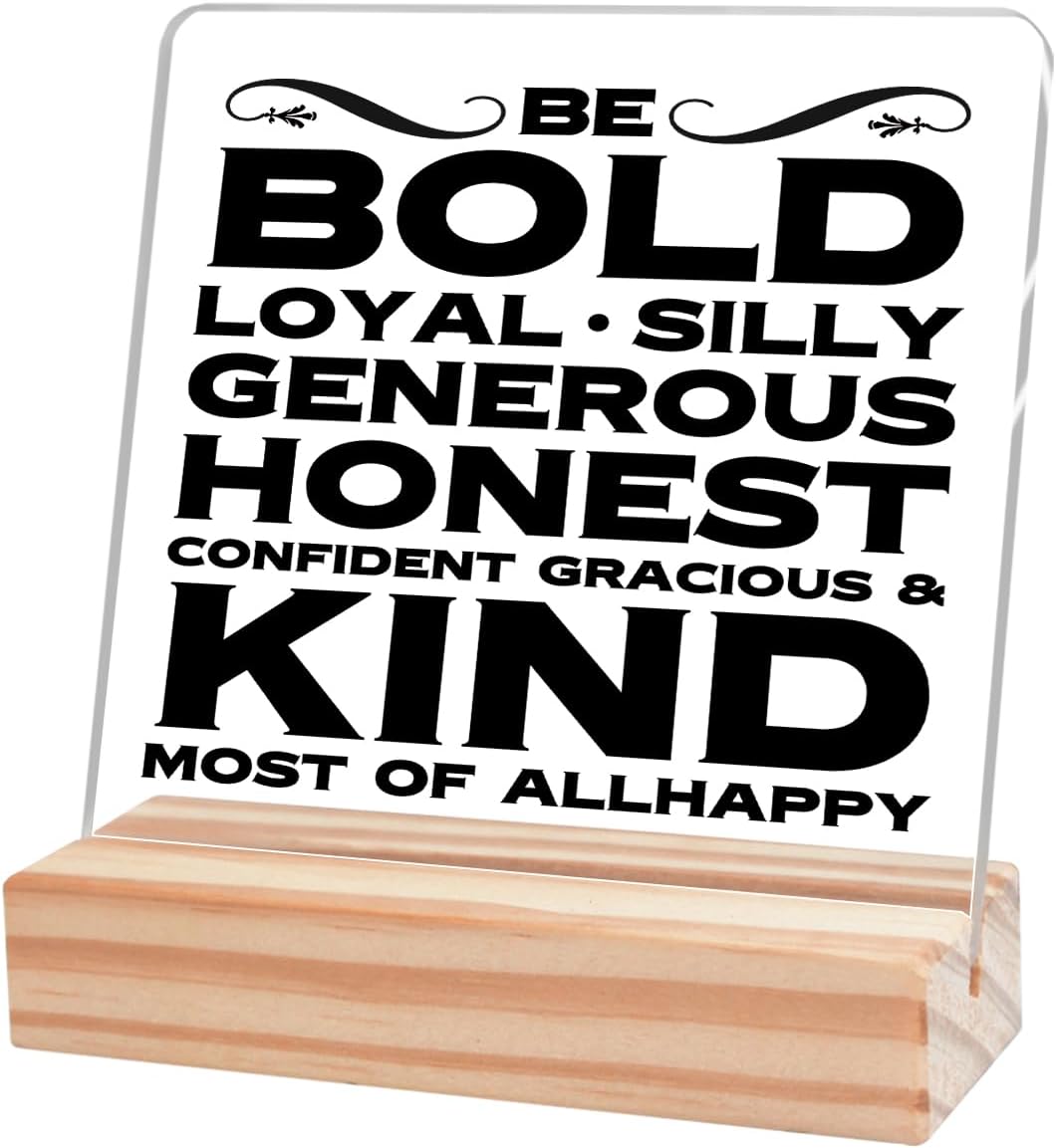 Amazon.com: Inspirational Reminders Desk Decor,Positive Signs for ...