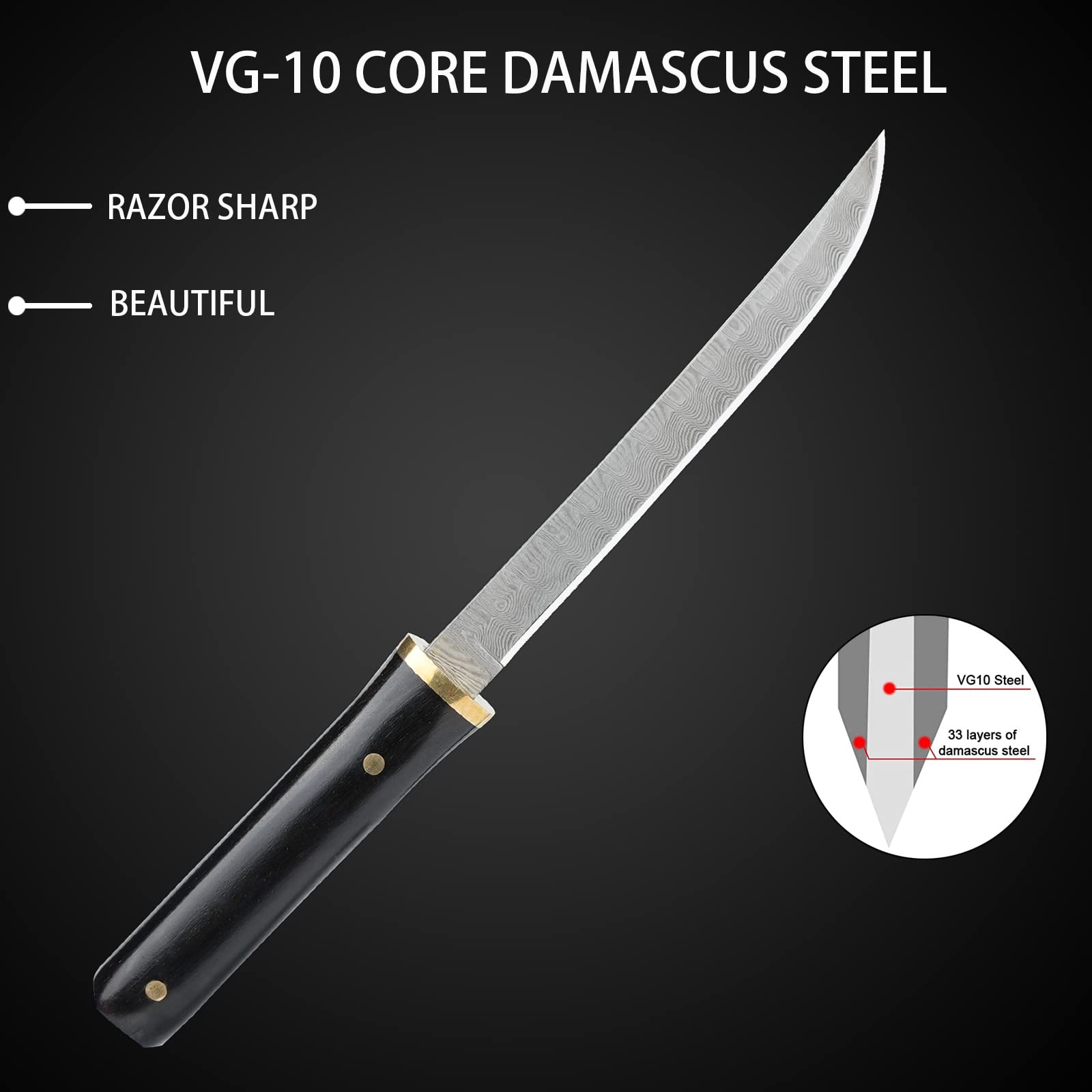 Snapklik.com : VALKNUT Damascus Knife Gift Mens Mini Katana Japanese ...