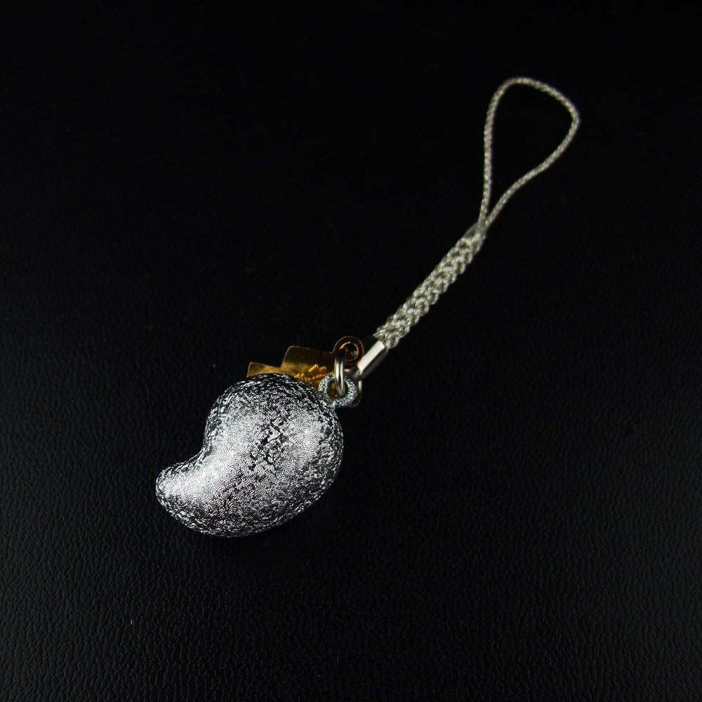 Amazon.com: JAPANESE Magatama Amulet OMAMORI Charm Good fortune Silver ...