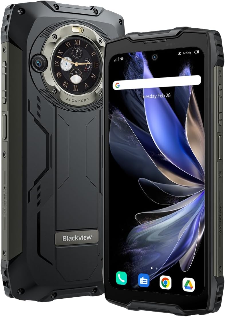 Blackview BV9300 Pro 24GB+256GB Outdoor Handy ohne Vertrag, MTK G99, 6 ...