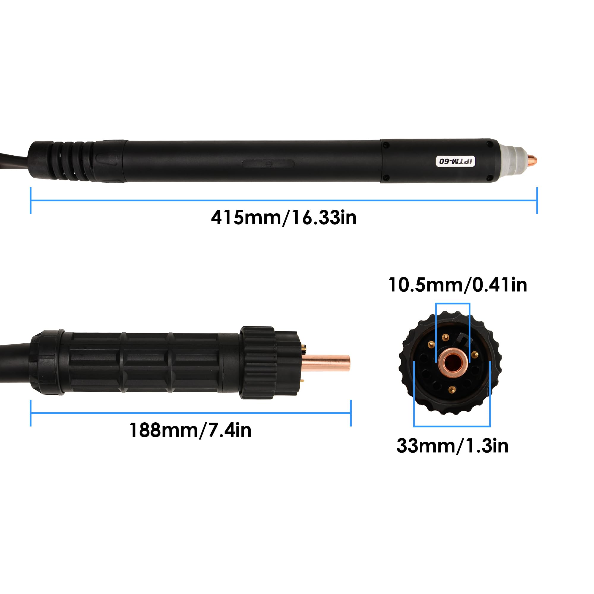 Snapklik.com : Hynade Hynade Plasma Cutting Torch,PTM60 20FT Non-HF ...