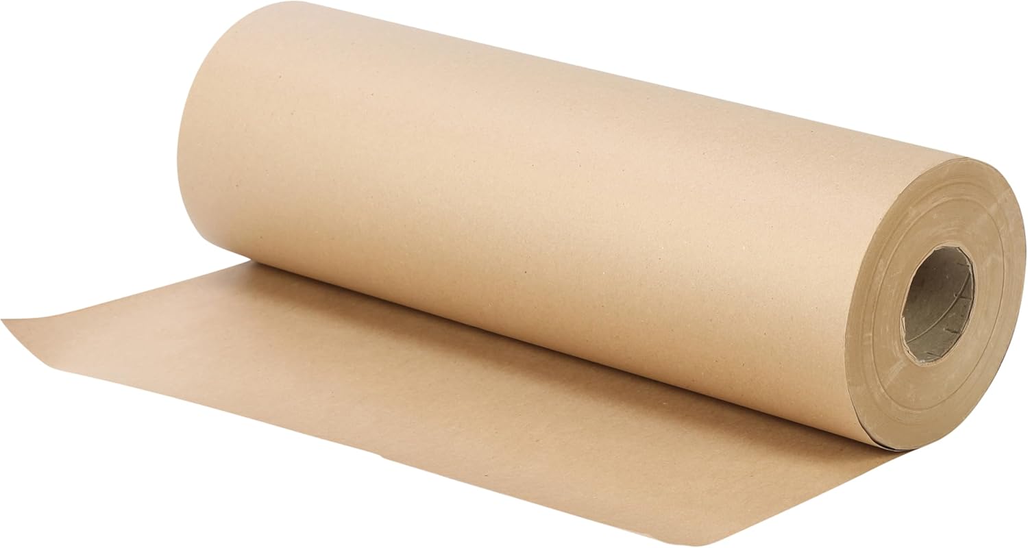 Amazon.com: The Boxery Kraft/Brown Kraft Paper Roll, 18” x 9000” (750’)-50lb. Thickness, Heavy ...