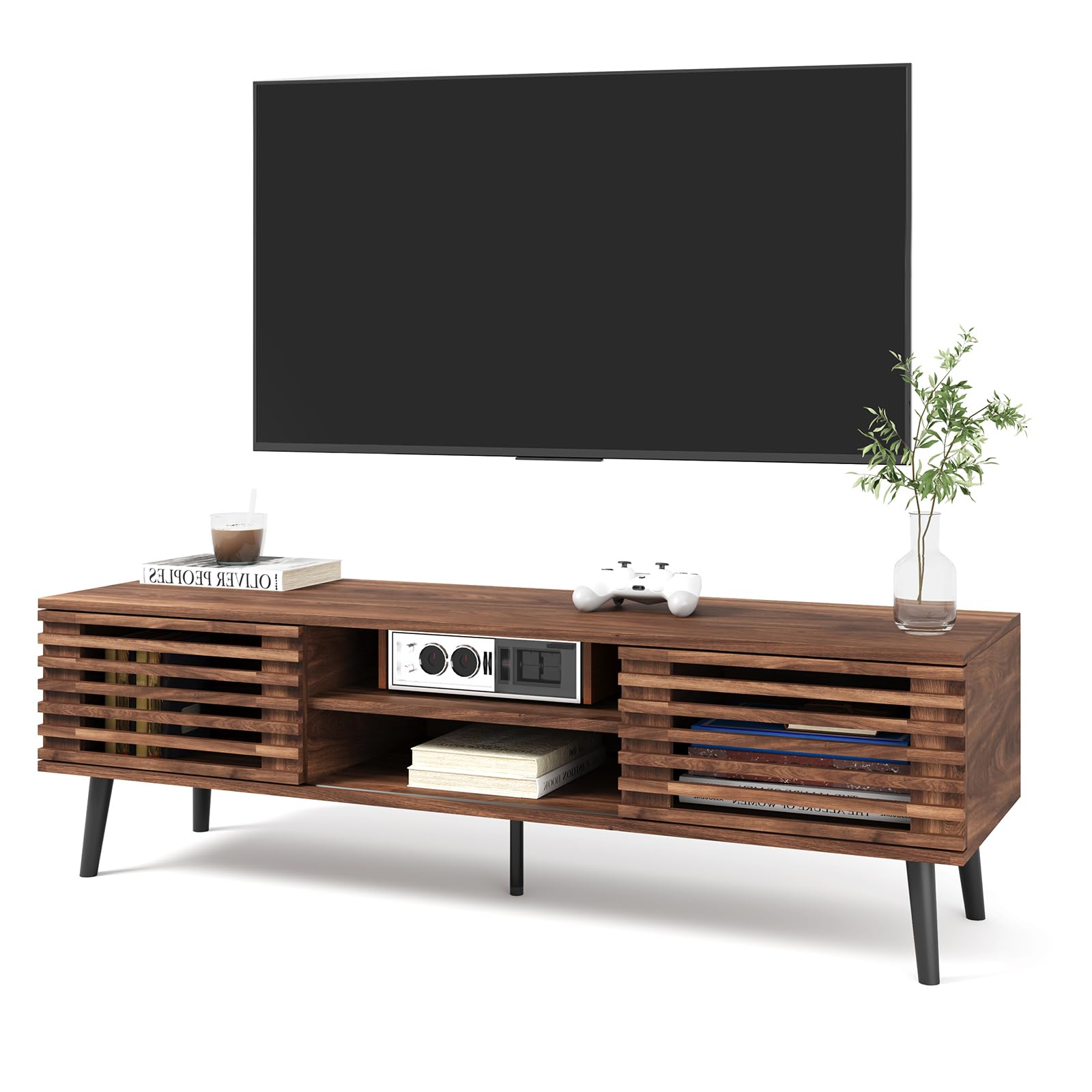 9 Best 52 Inch TV Stand | 52 Inch TV Stand With 15.7 Inch Height