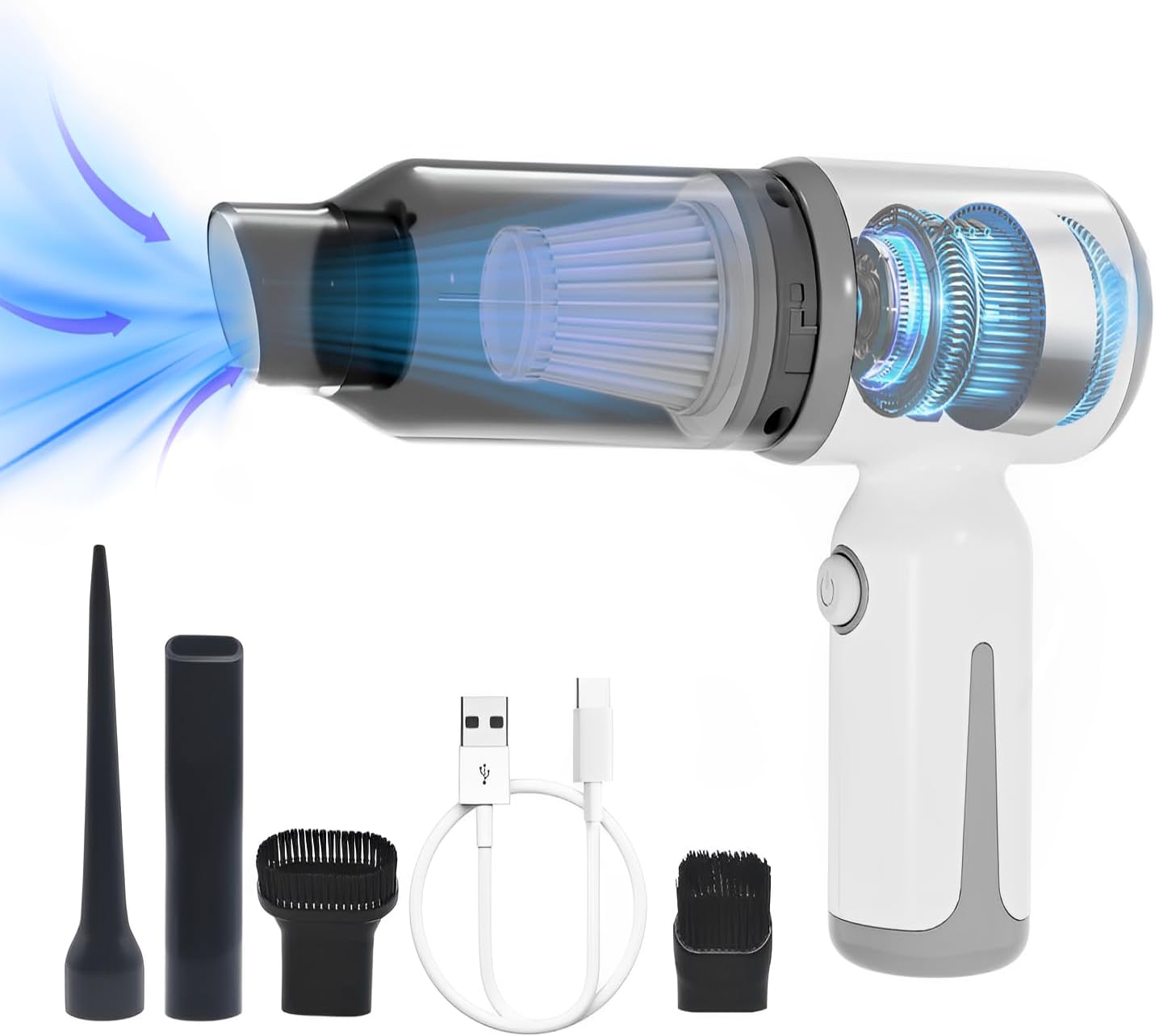 Amazon.com: ILADYS Car Vacuum Cordless, 18000PA Handheld Car Vacuum ...