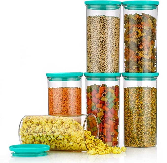 PMS Plastic Grocery Container Airtight Heavy Quality Transparent Design ...