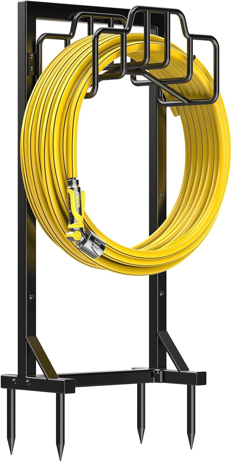 Mutool 46.1inch Garden Hose Holder, Hose Pipe Holder Freestanding Hose ...
