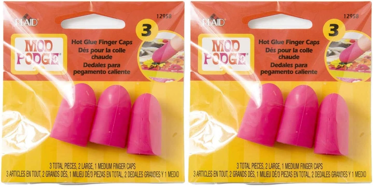 Amazon.com: Mod Podge Hot Glue Gun Finger Caps, Original Version - 2 ...