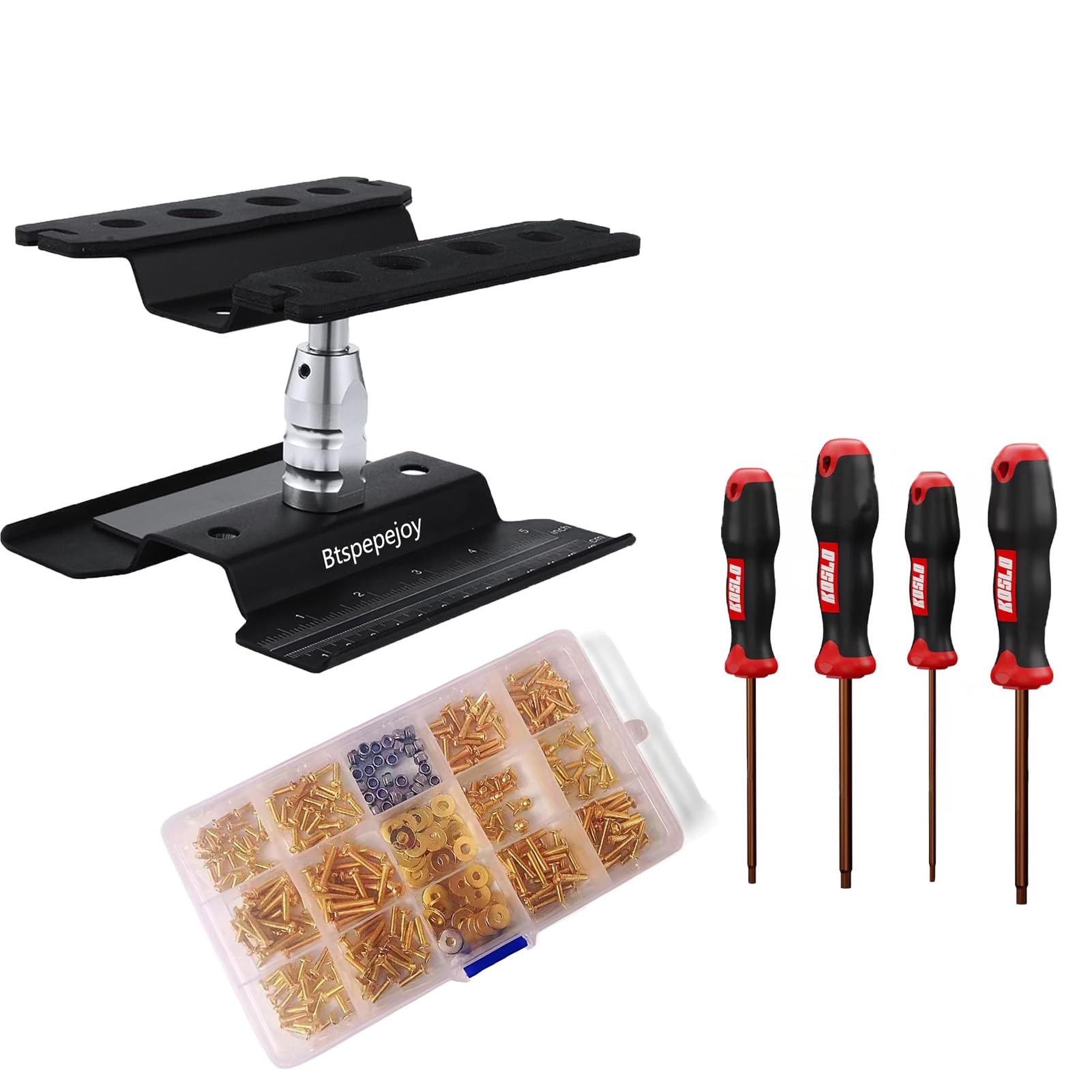 Amazon.com: RC Car Repair Work Stand Repair Workstation with RC Screws ...