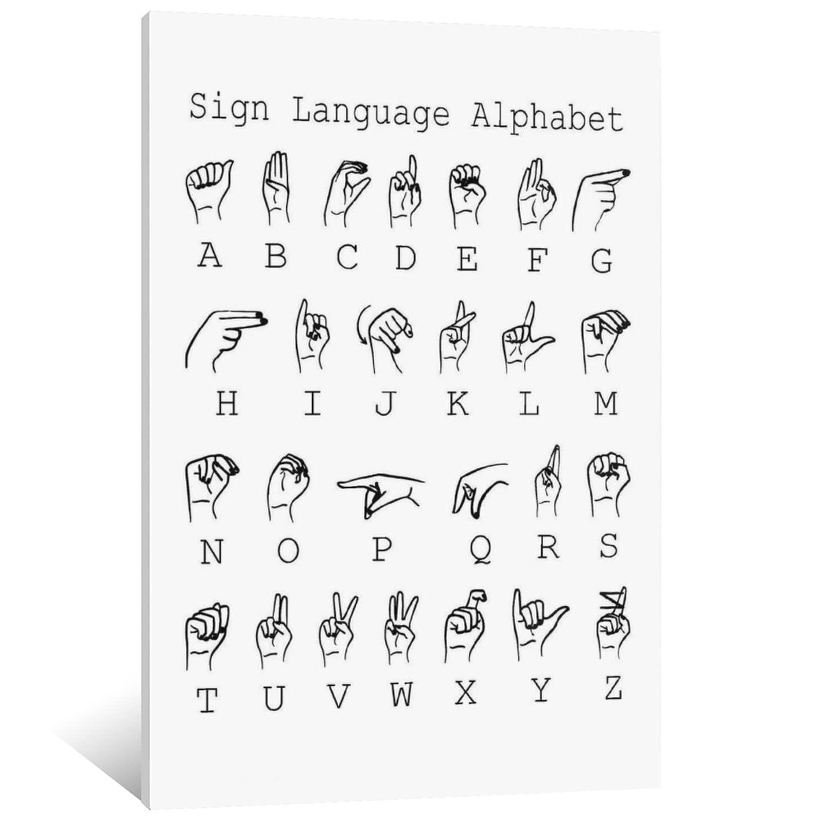 Long Alphabet Poster