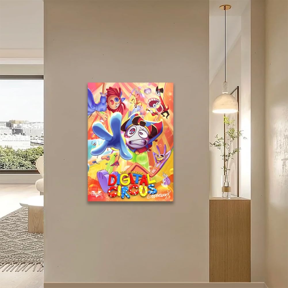 Amazon.com: Generic The Amazing Digital Circus Wall Art Decor Poster ...